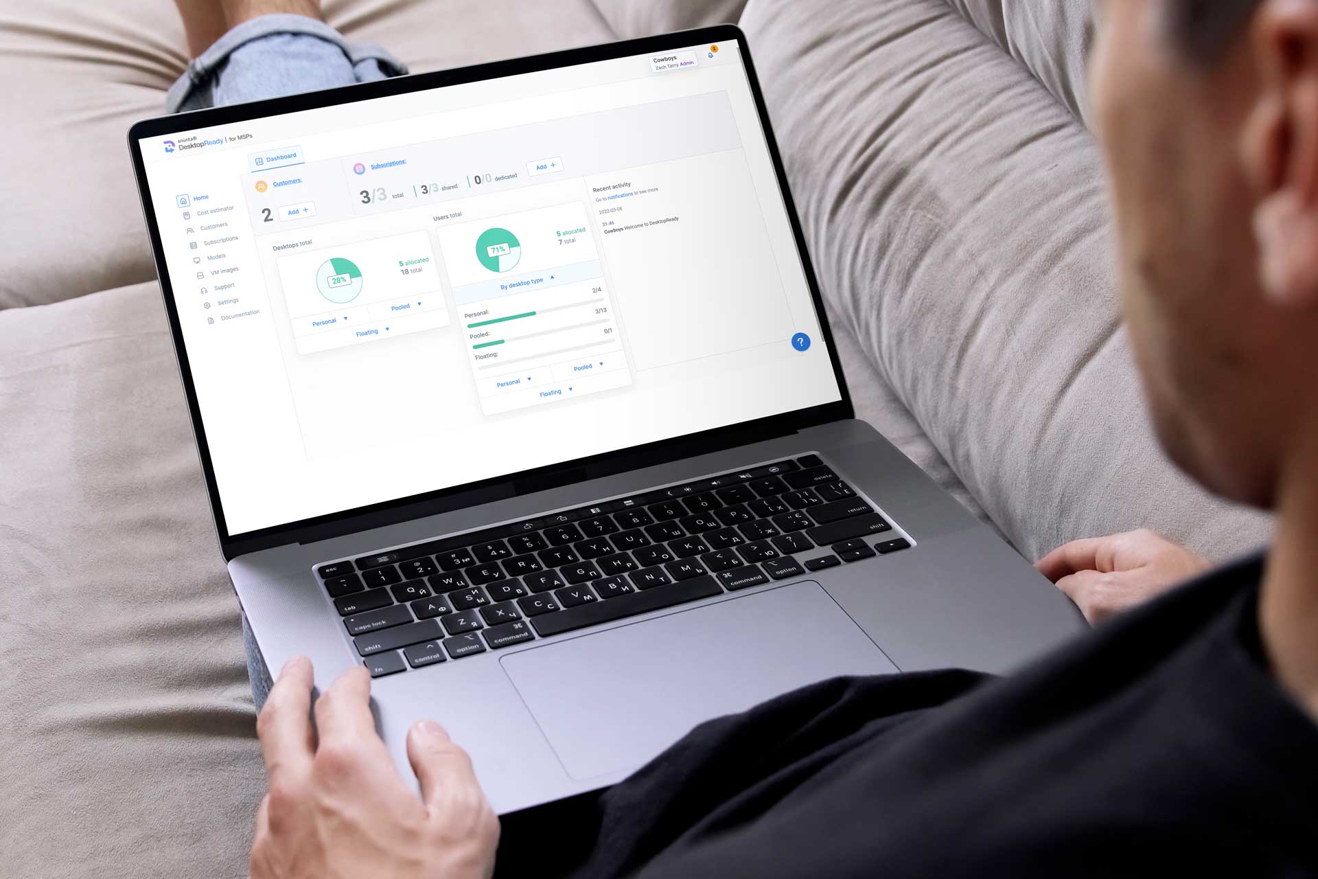 DesktopReady On VMWare Horizon